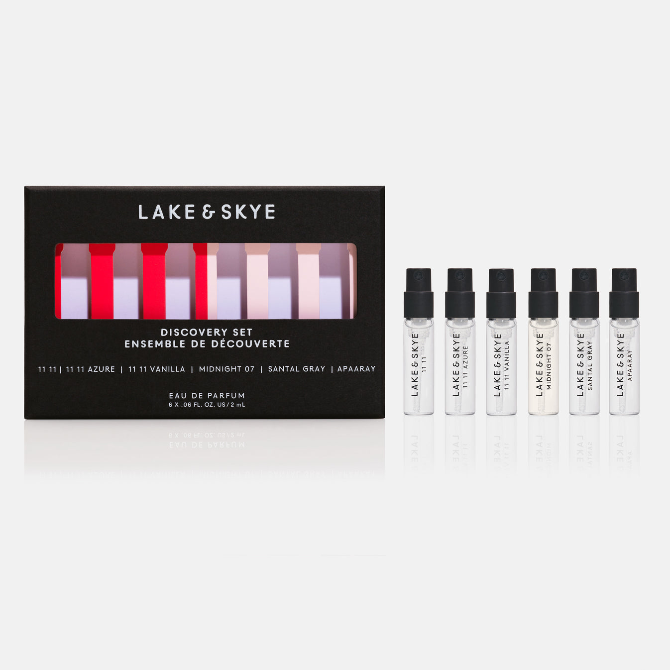 New! 6 Scent Discovery Set (with 11 11 Vanilla) – Lake and Skye